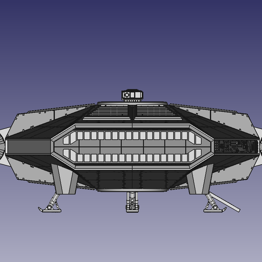 🚢 Fondor HaulCraft 3.75" figure toy ship・ 3D File for 3D printing・Cults
