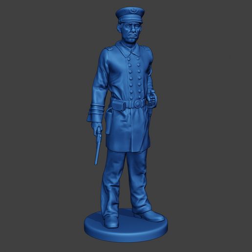 👨 American Naval Officer Stand Civil War Union ACWUS1・ 3D File for ・Cults