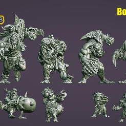 Download 34 3D models from Fantasy Football Savage Orcs listed by Brutefun • 3D printer files ...