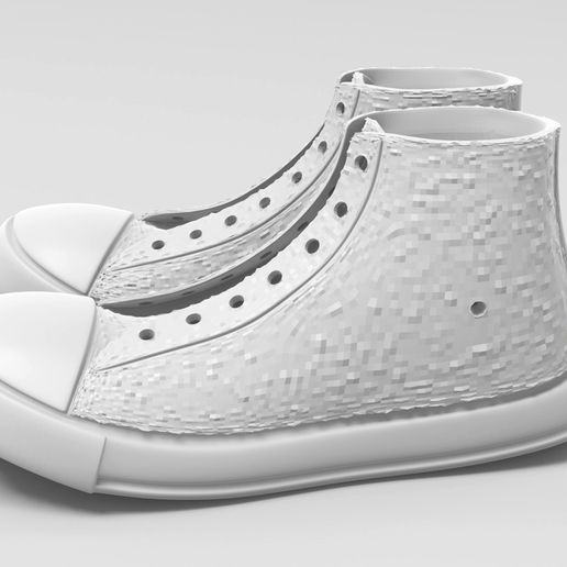 👟 Shoes Converse High for 3D print 120x50x40 mm・ 3D File for 3D ...