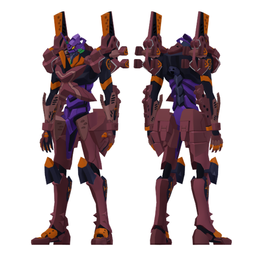 🦸 Neon Genesis Evangelion Unit 01 Type F・Free OBJ File for 3D printing ...