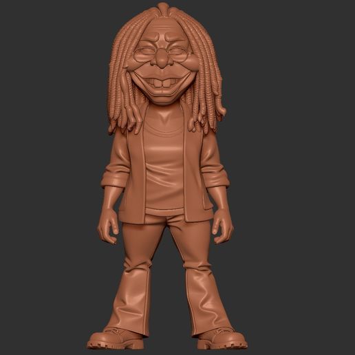 🎬 Whoopi Goldberg・ STL File for 3D printing・Cults