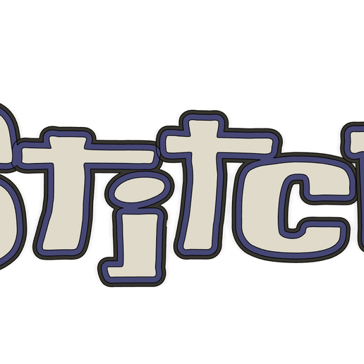 🎬 Stitch led sign・ 3D File for 3D printing・Cults