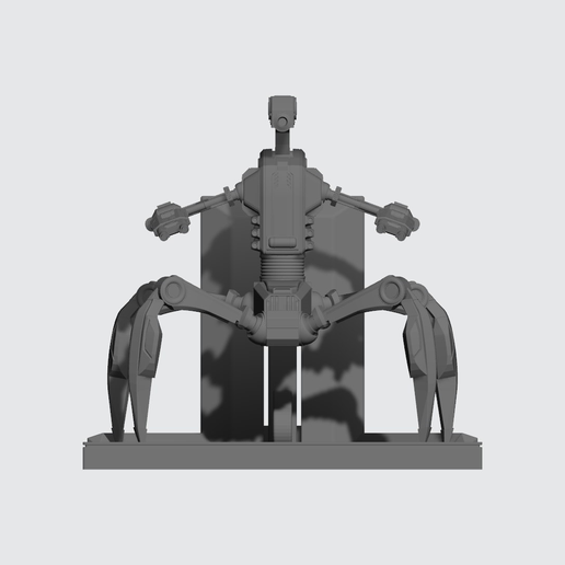 🤖 Robot with four legs・Free 3D File for 3D printing・Cults