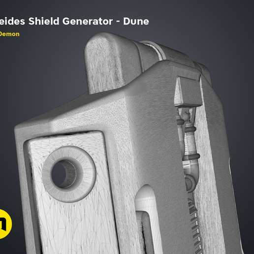 🛡️ Atreides Shield Generator - Dune・Free 3D File for ・Cults