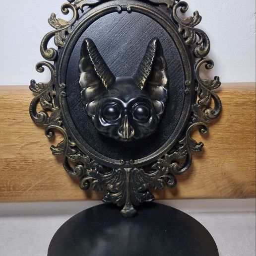 Archivo STL baroque bat frame 🦇 ・Idea de impresión 3D para descargar・Cults