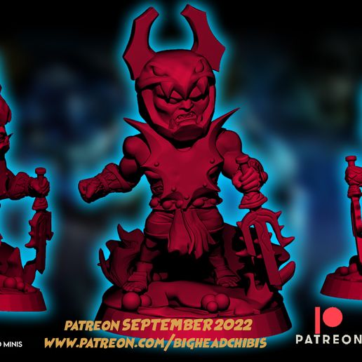 🎲 attuma marvel chibi・ STL File for ・Cults