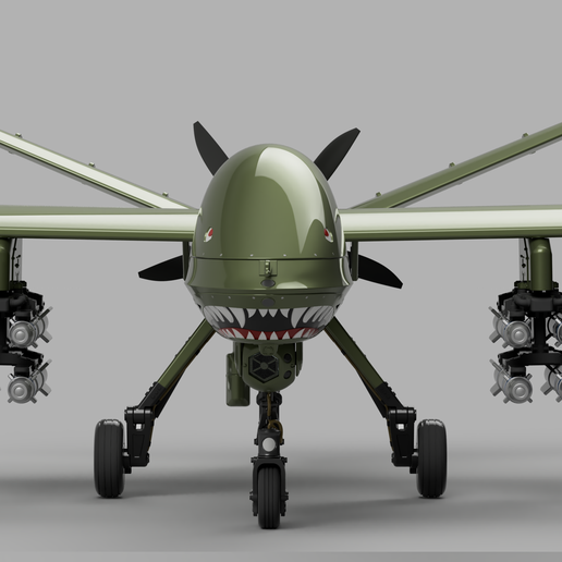 🦅 MQ Gray Eagle STOL UAS drone HIGH QUALITY 3D PRINT MODEL・ 3D File for ...