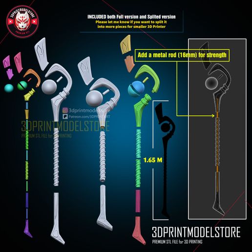 🎃 Megumin Staff - Konosuba Cosplay - Anime Comic-con・ 3D File for 3D ...