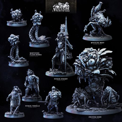 🍄 Mycena Mortifera Part Two: Collection・ 3D File for 3D printing・Cults