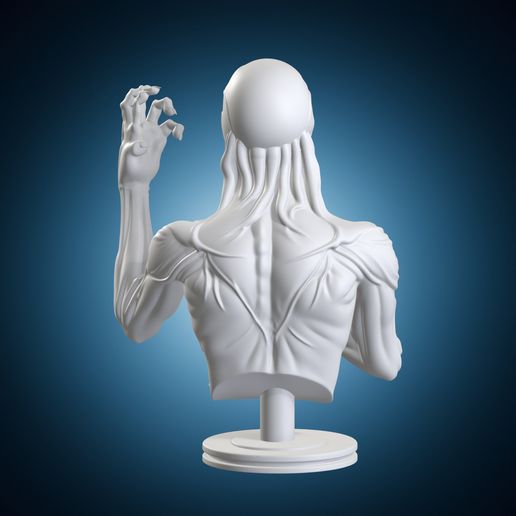 👤 Vecna Bust Stranger Things・ 3D File for 3D printing・Cults