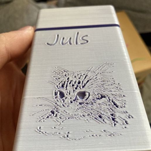 🐱 CAT CIGARETTE BOX / for 100s`・ STL File for 3D printing・Cults