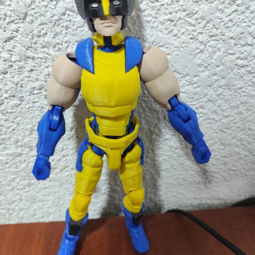 3D printed ARTICULATED FIGURE WOLVERINE DUMMY13 BY 3DNUEVO DUMMY 13 ...
