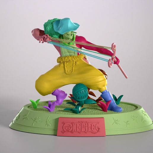 💬 USOPP - One Piece・ STL File for 3D printing・Cults