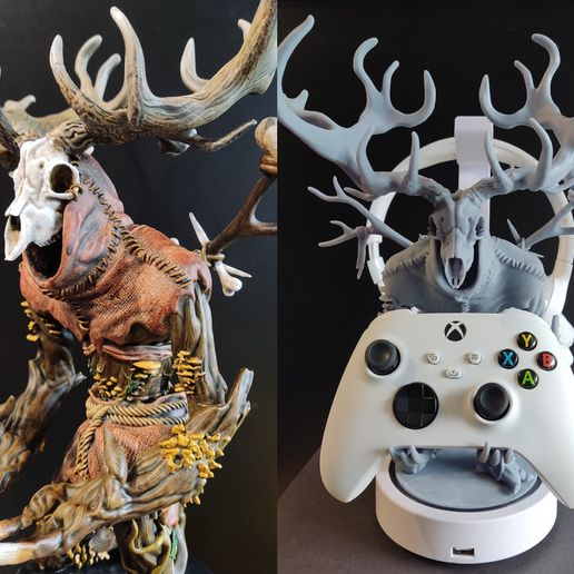 🎮 Leshen Controller Holder・ 3D File for ・Cults
