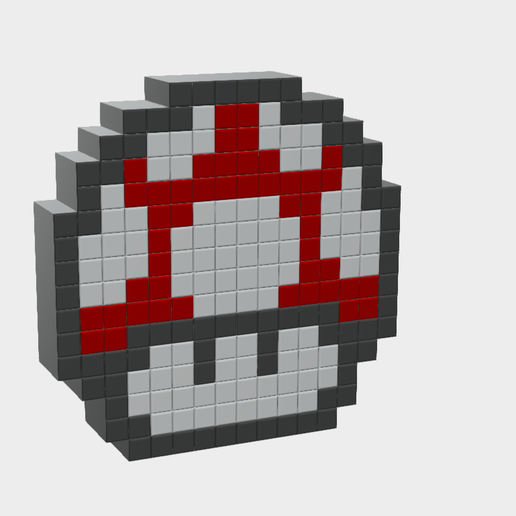 Free STL file Seta Super Mario - Pixel 🎮 (STEP)・Model to download and ...