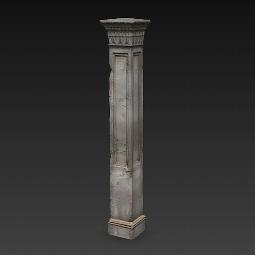 🕍 Classic Rectangular Column - Prop Arquitectónico・ STL File for 3D ...