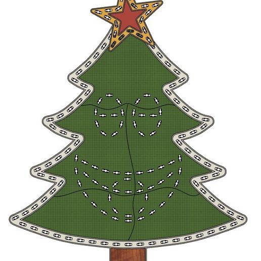 🌳 Seed Pixel - Singing Tree and Star top・ STL File for 3D printing・Cults