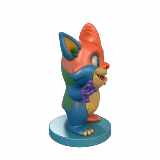 🌈 Rainbow Gremlin - Multicolor Mischief Maker・ STL File for 3D printing ...