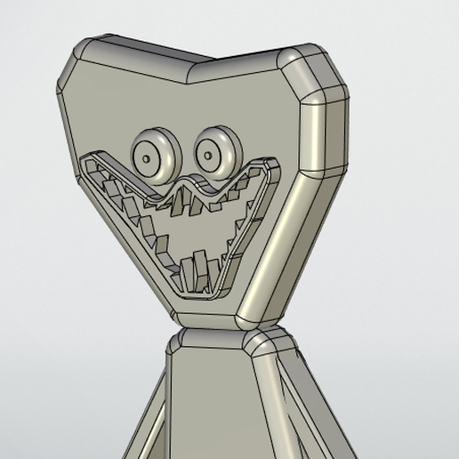 Free STL file huggy wuggy・3D printer model to download・Cults