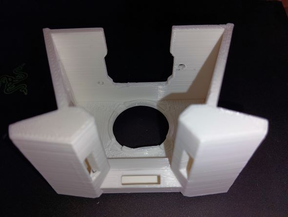 OBJ file Artillery Hornet 5015 dual fan duct with three air outlets in the layer ventilation ...