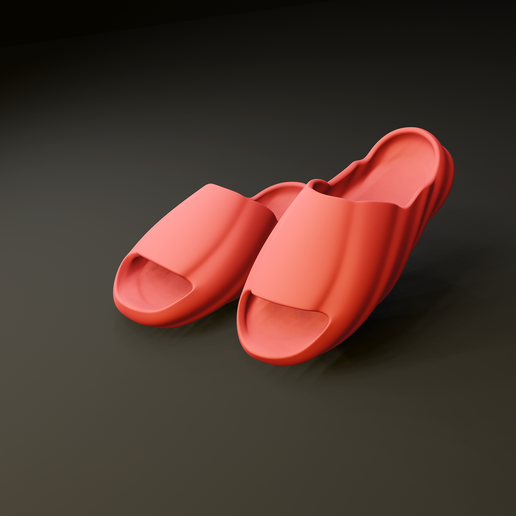 🦶 FOAM SLIPPERS SLIDES Stripes・ STL File for ・Cults