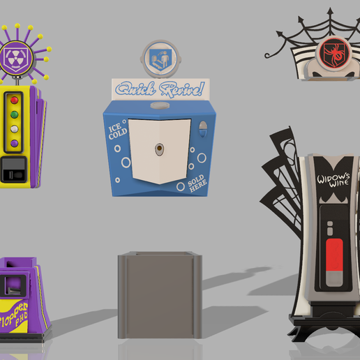 🤙 PERK MACHINE PERKAHOLIC PACK 3MF - 3D PRINTABLE - CALL OF DUTY ...