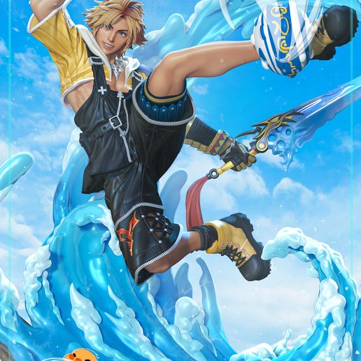 🗿 Tidus - Final Fantasy X・ 3D File for 3D printing・Cults