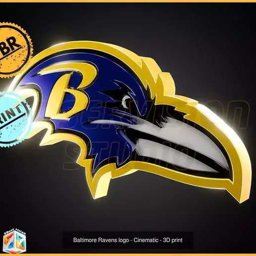 🏈 NFL football teams Pack logos 3D Printable Collection・ 3D File for 3D ...
