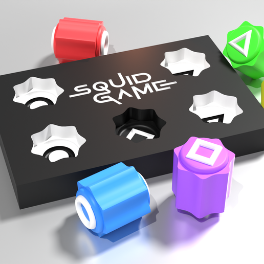 STL file Gonggi - squid game 🦑 ・3D printing template to download・Cults