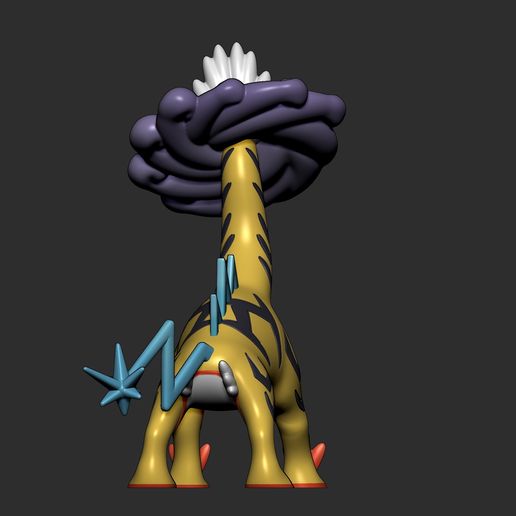 🐉 Pokemon - Raging Bolt with 2 poses・ STL File for ・Cults