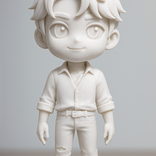 🎨 Chibi K-Pop Huntrix Jinu Fan Art・ STL File for 3D printing・Cults