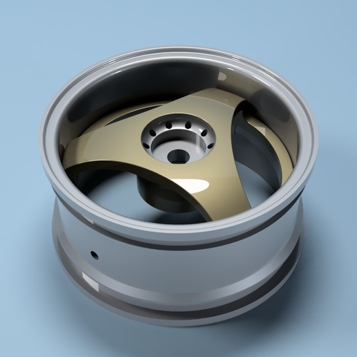 🛞 1/10 RC Wheel Rim - Tryforce Zelda・ STL File for 3D printing・Cults