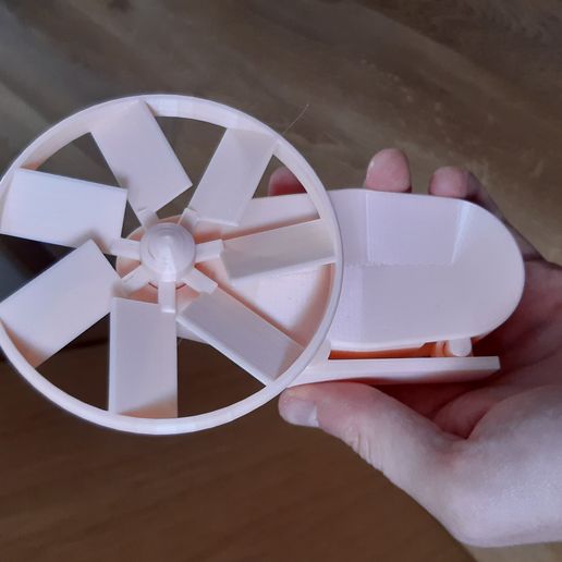🆒 Cool Squeeze - Grip Fan・3D Print with the Creality Ender 3 3D printer ...