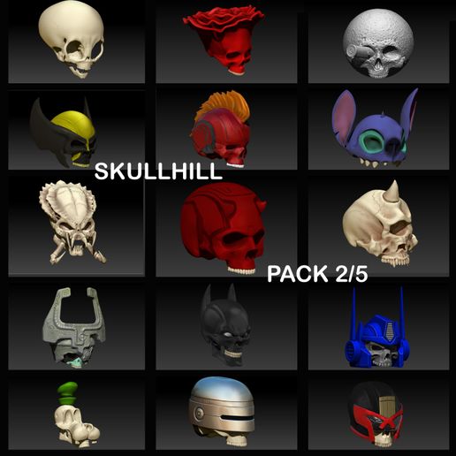 💀 COMPLETE COLLECTION OF SKULLS (update 91 different models)・ 3D File ...