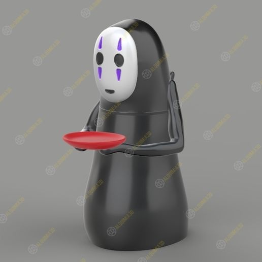 👹 No face coinbannk・ OBJ File for ・Cults