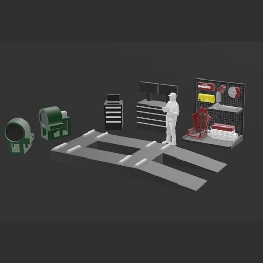 🌆 DYNO KİT 1/64 1/18 1/24 AND MORE・ STL File for 3D printing・Cults
