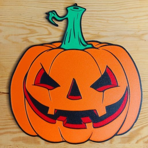 🎃 Hallowen pumpkin window decoration・Free 3D File for ・Cults
