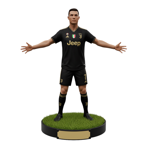 👾 Cristiano Ronaldo・ STL File for 3D printing・Cults