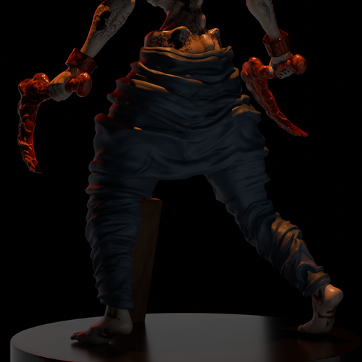 🎨 Gyutaro 3D Fan Art Model Demon Slayer・ OBJ File for 3D printing・Cults