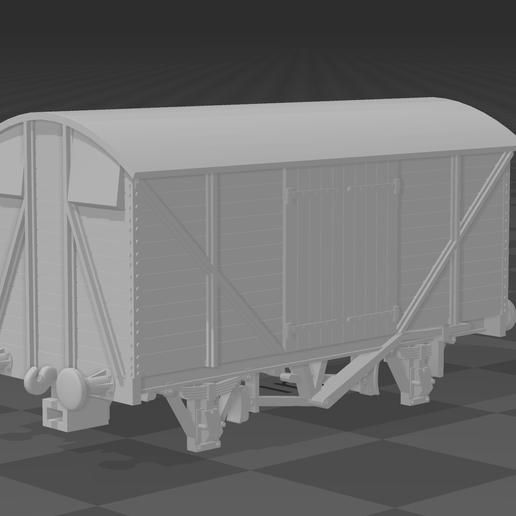 🚐 HO/OO TTTE TVS GWR Diagram V24 ventilated van V1 NEM・ STL File for 3D ...