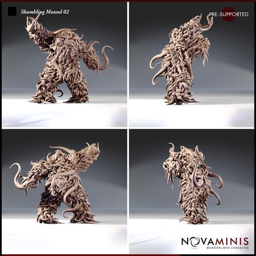 🎲 Shambling Mound 02・ 3D File for 3D printing・Cults