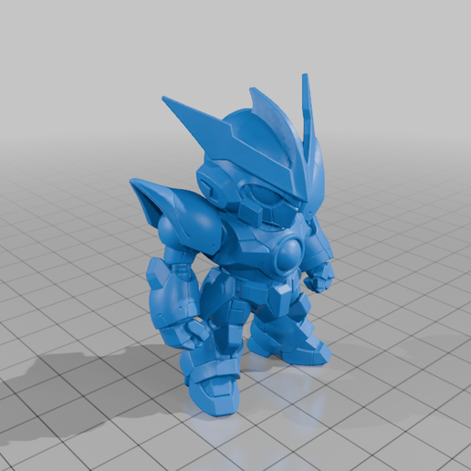 🧞‍♂️ Mech_Chibi・Free 3D File for ・Cults