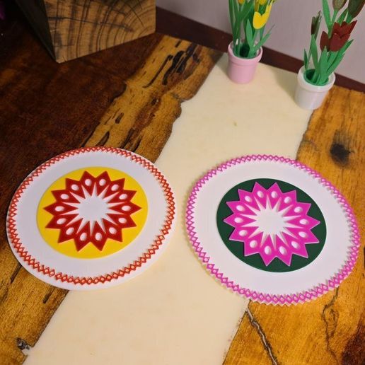 STL file saudi founding day Coaster B 🧞‍♂️ (3MF)・3D printable model to ...