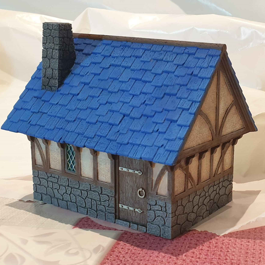 3D printed Medieval House / Fantasy Home - 28mm Scale FREE Version ...