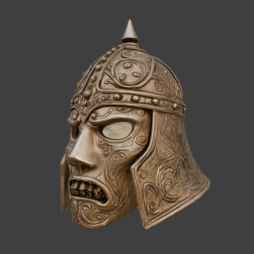 🪖 Crom Undead Helmet・ STL File for 3D printing・Cults