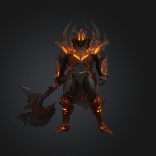 flaming demon king