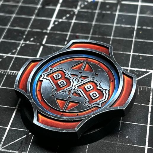 🩸 Blood Bowl Ball Carrier Token・Free STL File for 3D printing・Cults