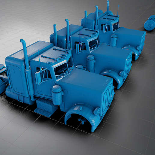 🚚 PETERBILT 359 TRUCK・ STL File for 3D printing・Cults