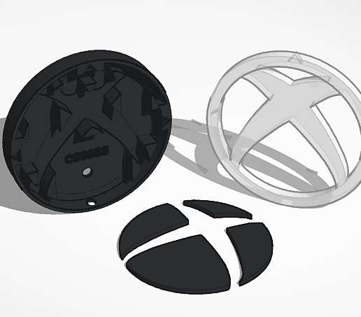 🎮 Xbox Logo・ STL File for 3D printing・Cults